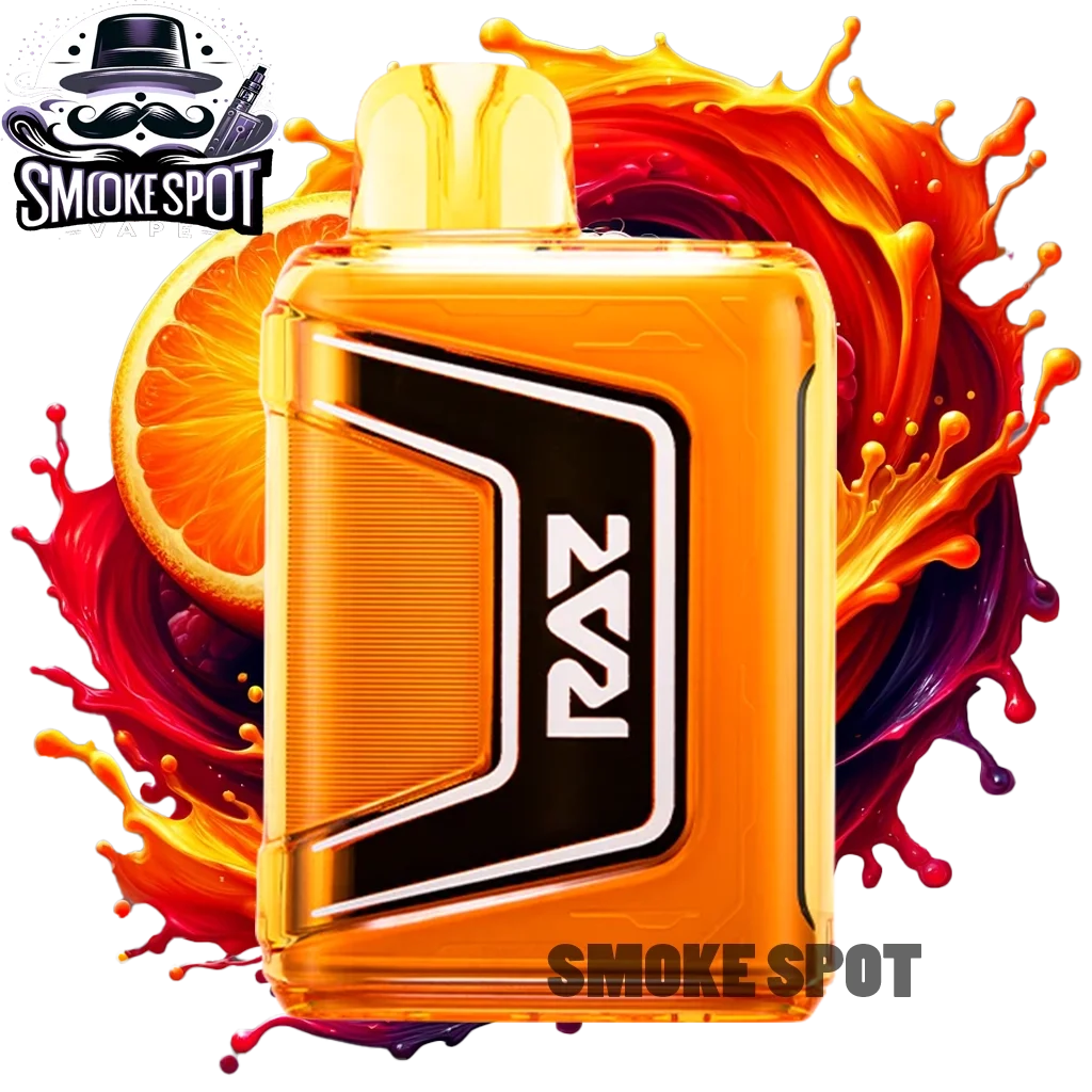Orange Raspberry Raz Bar TN9000 Puffs Citrus Delight – SSV