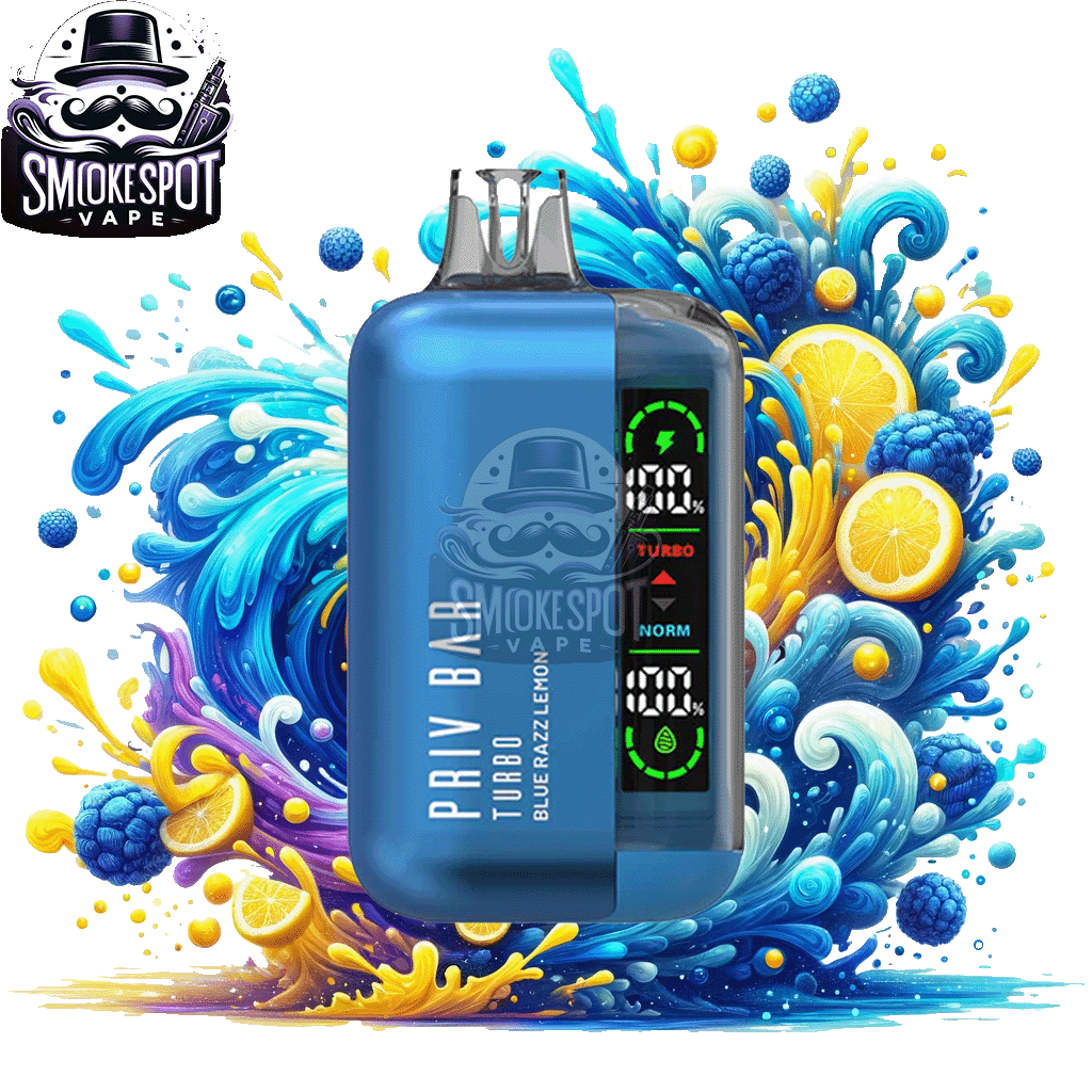 Blue Razz Lemon - Smok Priv Bar Turbo 15000 | Disposable – SSV