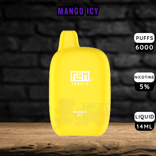 Mango Icy Flum Pebble 6000 | Flum Pebble | DISPOSABLE | SSV