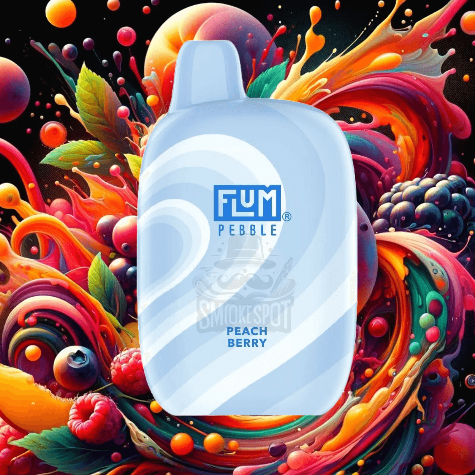 Peach Berry Flum Pebble 6000 Puffs | FLUM PEBBLE | | SSV