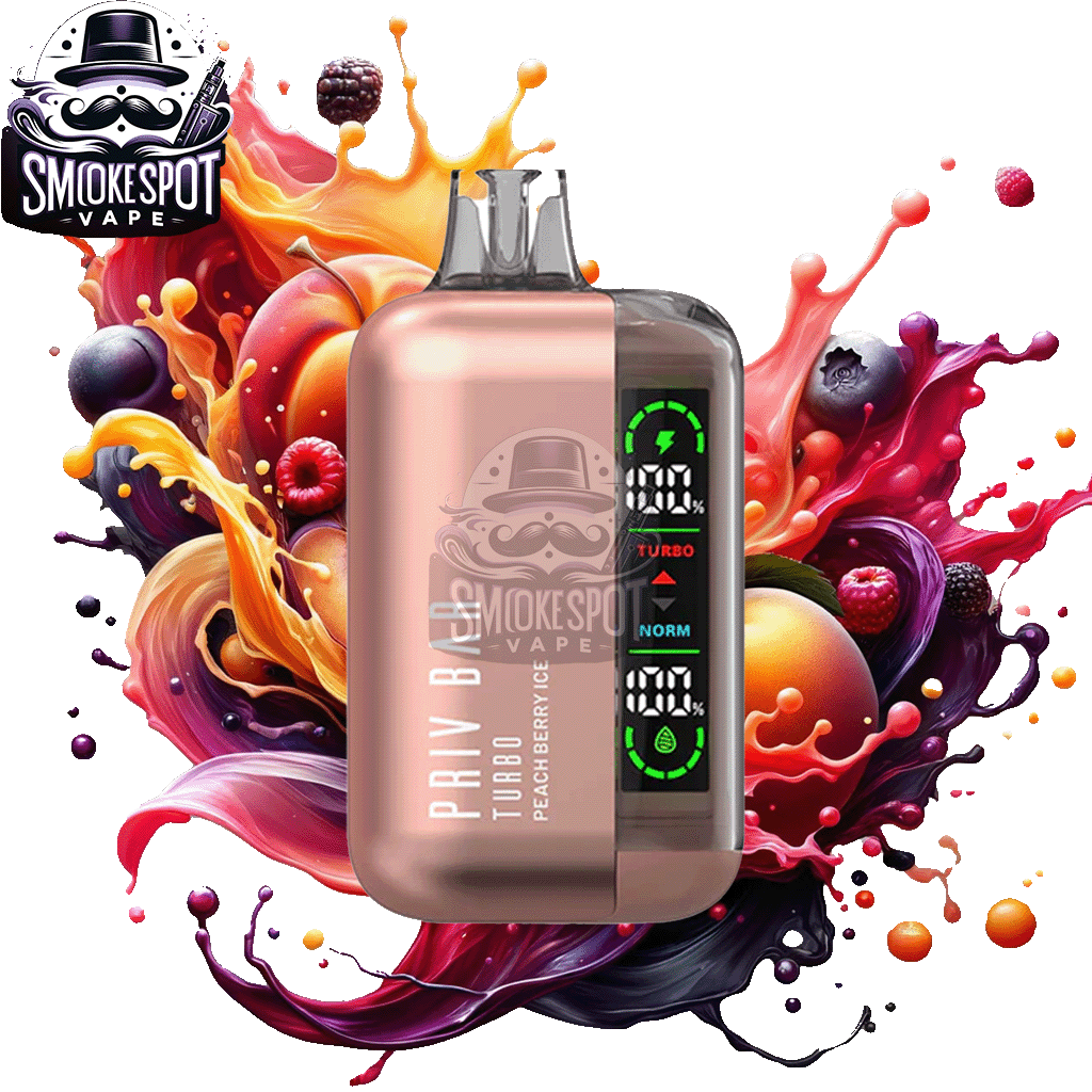 Peach Berry Ice Smok Priv Bar Turbo 15000 DISPOSABLE – SSV